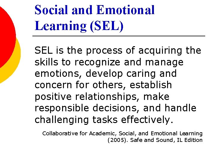 Social Emotional Learning and Employability Skills Presented by