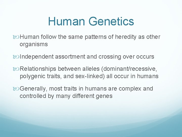 Section 7 4 Human Genetics and Pedigrees Biology