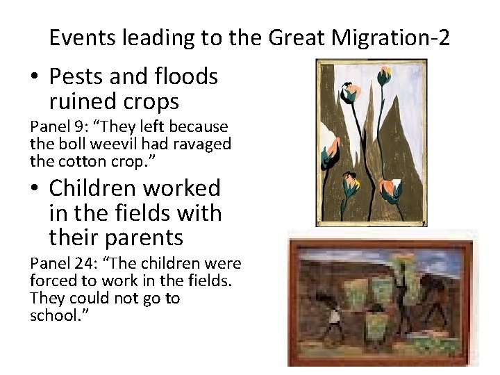 Story Art Jacob Lawrence 2 nd Grade Art