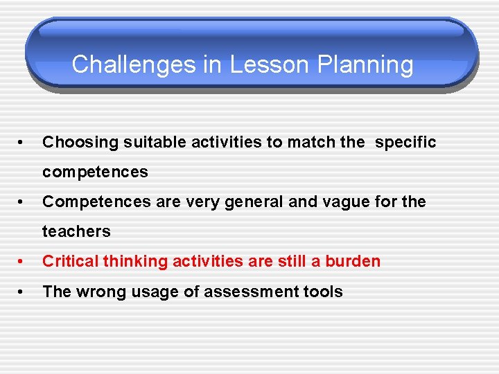 Planning Based on the New Curriculum Roadmap Purpose