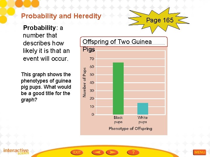 Genetics The Science of Heredity Table of Contents