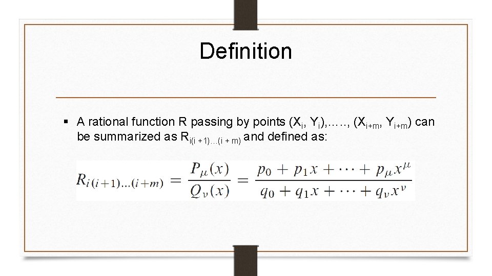 Rational Interpolation With Poles Comparable To Spline Interpolation