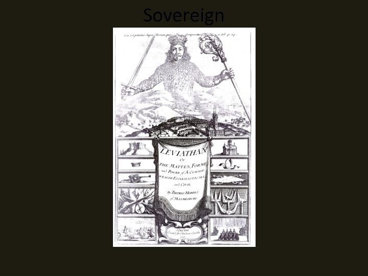 Thomas Hobbes 1588 1679 Frontispiece detail Detail of