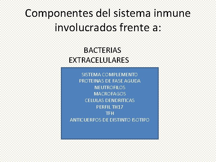 INMUNIDAD ANTIINFECCIOSA Defensas hospedador Evasion o resistencia OBJETIVOS