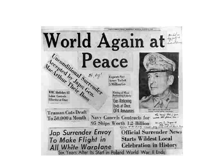 The Bombing of Japan The Nuclear Era of