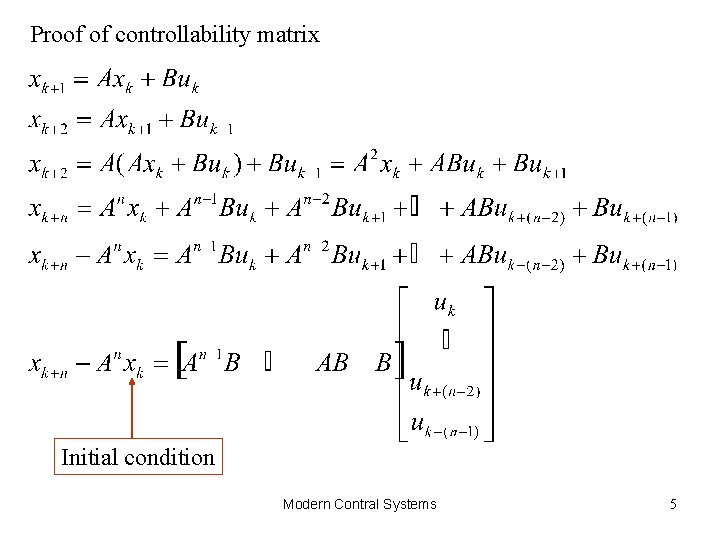 Lecture 06 Analysis II Controllability and Observability 6