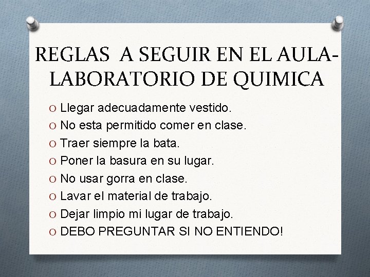 BIENVENIDOS O UNIDAD DIDACTICA DE QUIMICA O Licda