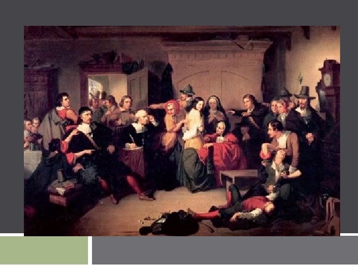 PURITAN CULTURE AND HISTORY INTRODUCTION TO THE CRUCIBLE