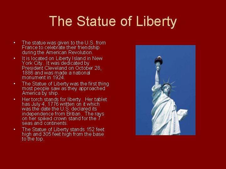 UNITED STATES SYMBOLS The rose became the national