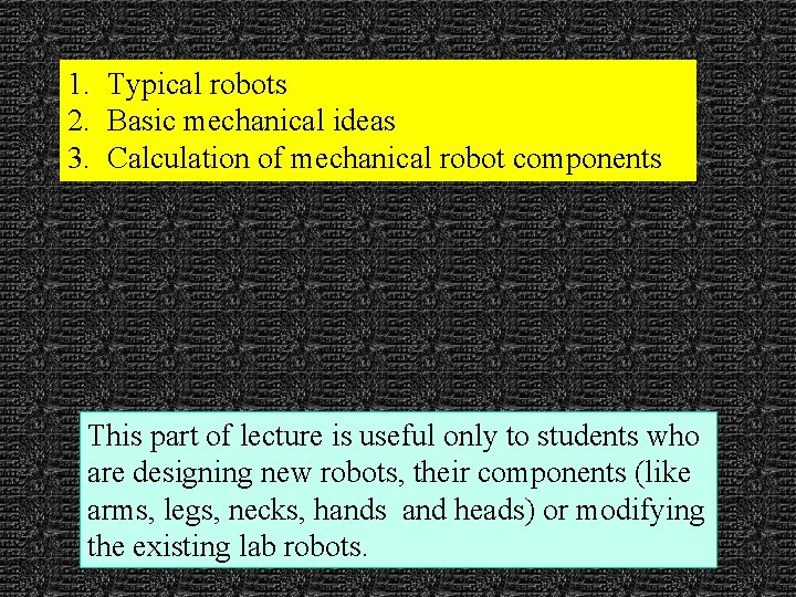 MECHANICAL ROBOT DESIGN INDUSTRIAL ROBOT ARMS 1 Typical