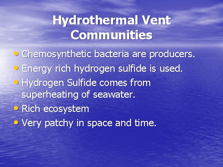 Abyssal Zone on the Bottom of the Ocean