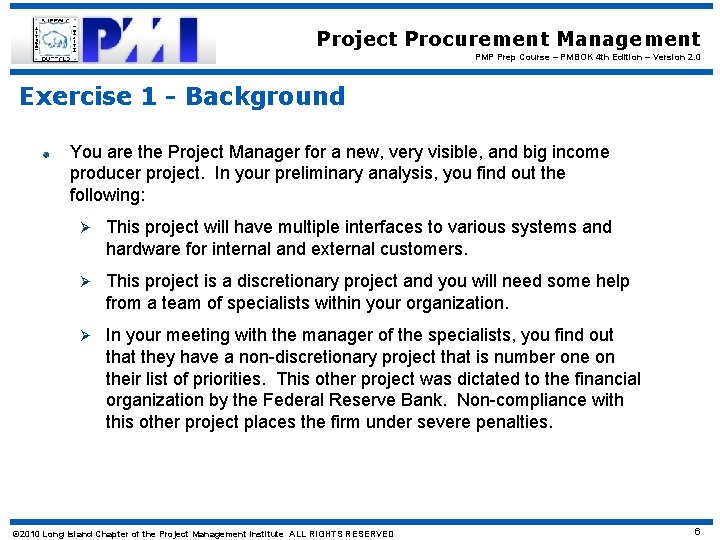 Project Procurement Management PMP Prep Course PMBOK 4