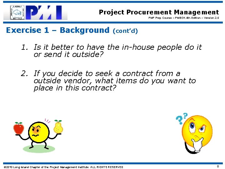 Project Procurement Management PMP Prep Course PMBOK 4