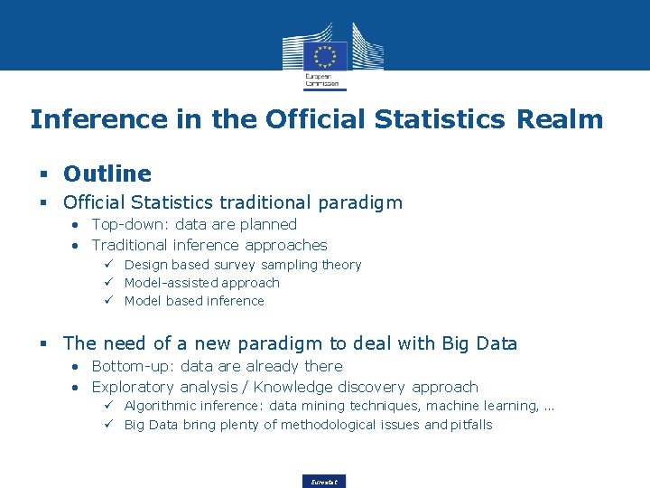 The implication of Big Data for Official Statistics