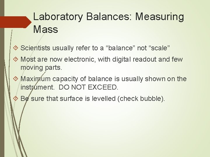 I How to Use Pipette Balance II Pipetting