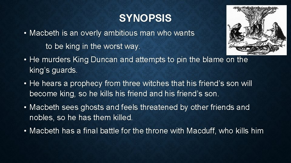 AN INTRODUCTION TO MACBETH English 2 E MACBETH