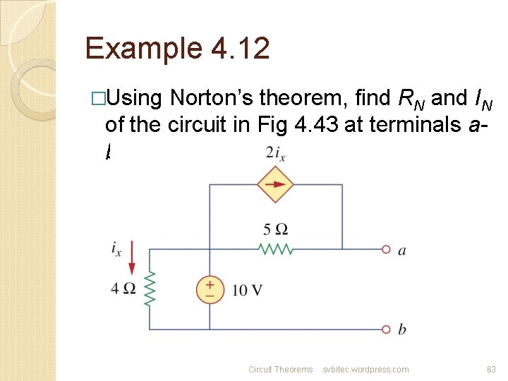 Circuit Theorems VISHAL JETHAVA Circuit Theorems svbitec wordpress