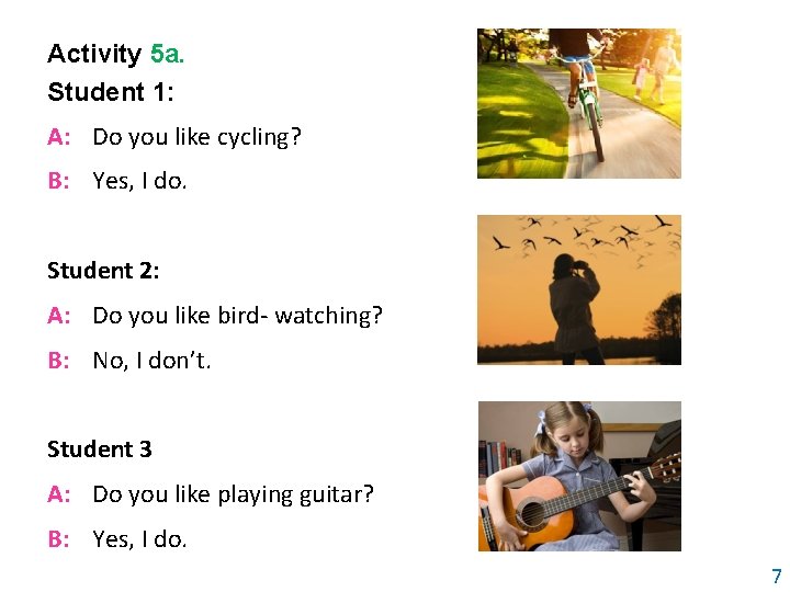 UNIT 1 MY HOBBIES LESSON 1 GETTING STARTED