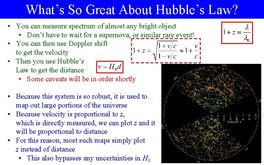 Hubbles Law and Expansion of Universe Hubbles Law