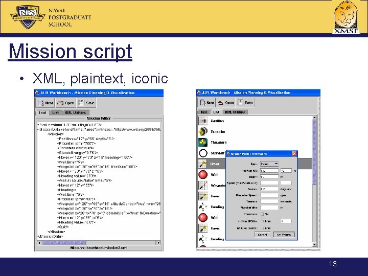 NPS AUV Workbench Rehearsal Reality Replay for Underwater