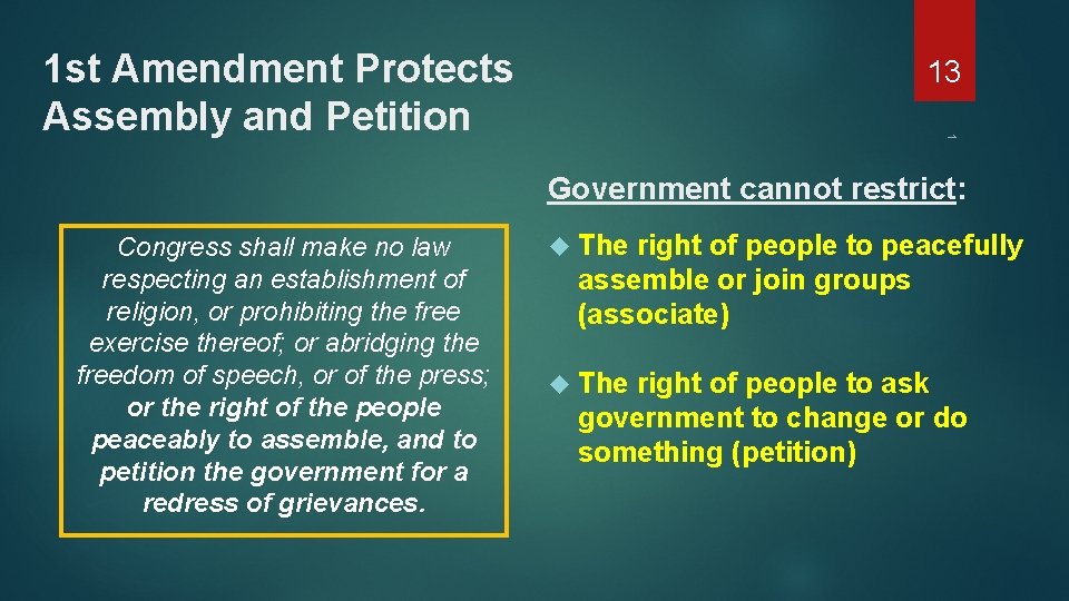 1 1 What is the Bill of Rights