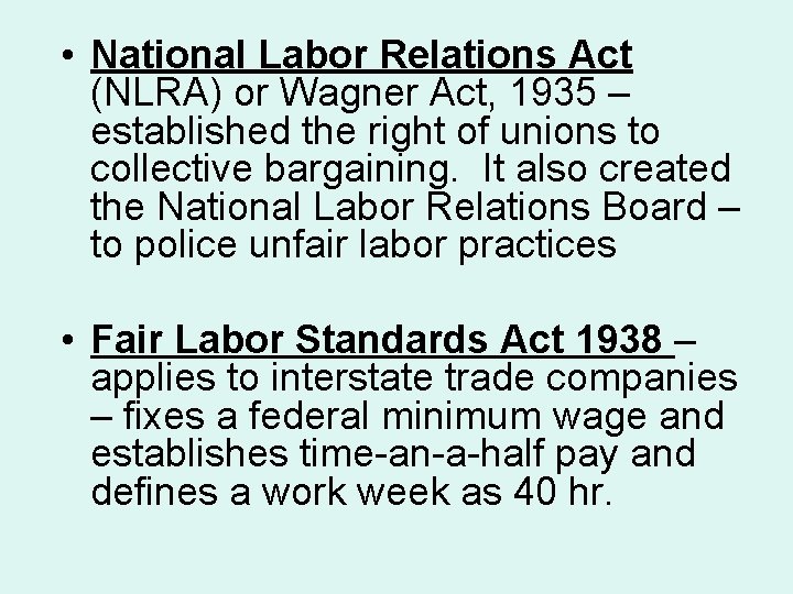 Employment Labor and Wages Chapter 8 THE LABOR