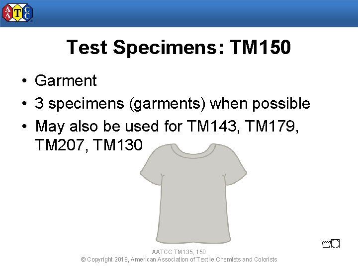 AATCC TM 135 2018 Dimensional Changes of Fabrics