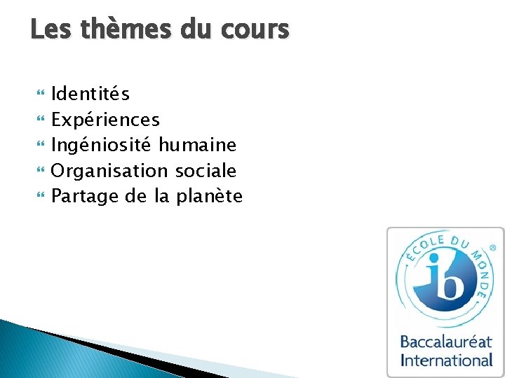 Lexamen BI de Langue B De quoi sagitil