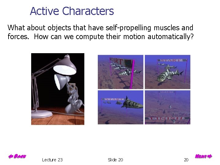 Controlling Animation Boundaryvalue Problems Shooting Methods Constrained Optimization