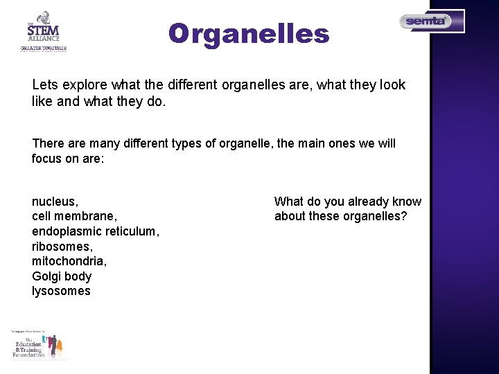 Human Cell Biology Understand the structure of eukaryotic