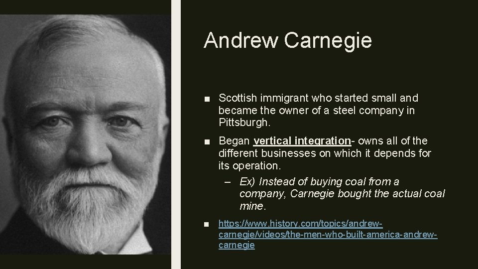 THE RISE OF BIG BUSINESS The Industrial Revolution