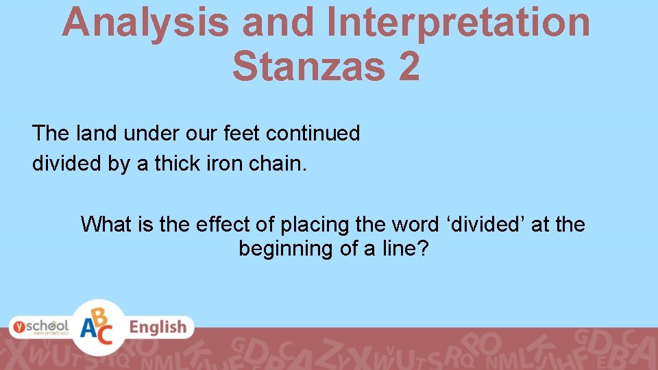 Lesson Topic Poem At the Border 1979 by