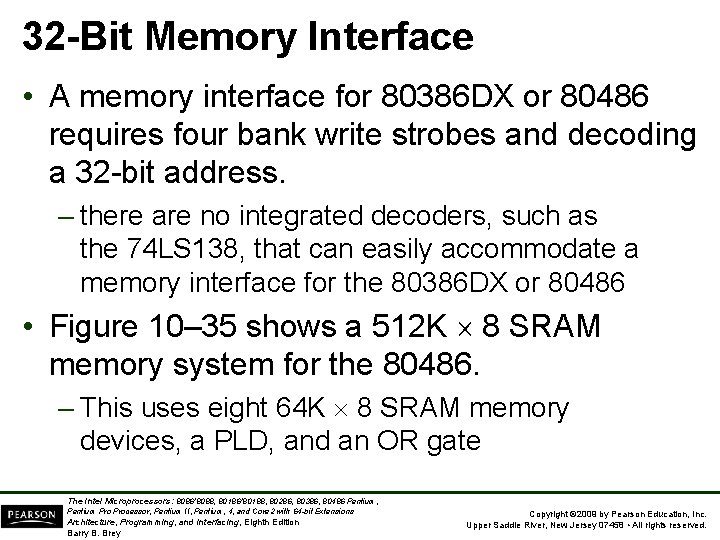 Figure 10 29 The memory bank write selection