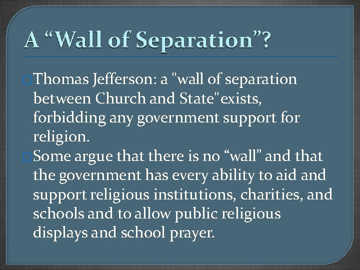 First Amendment Civil Liberties How has the First