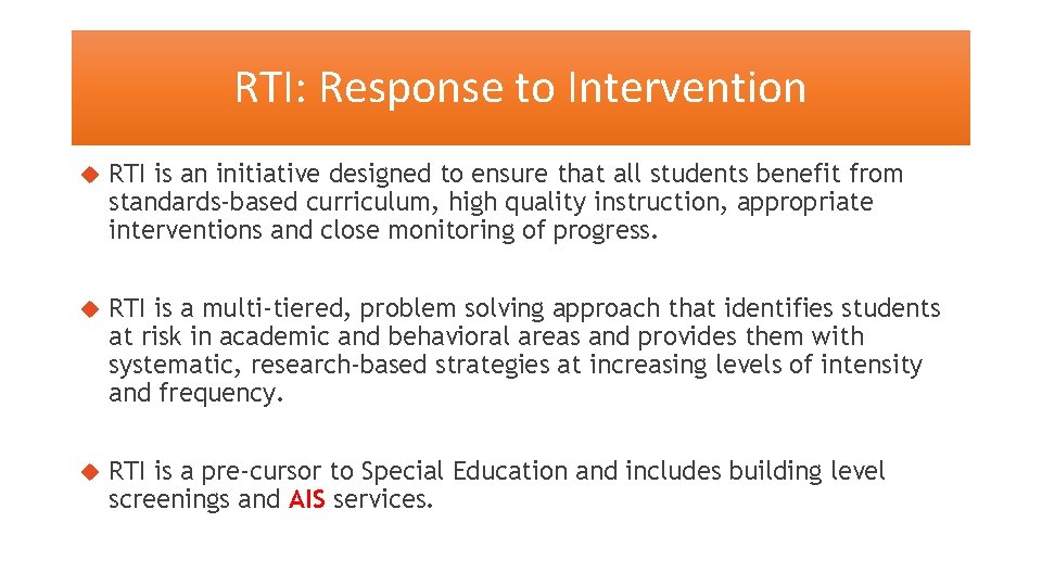 The ABCs of Student Support Services What Does