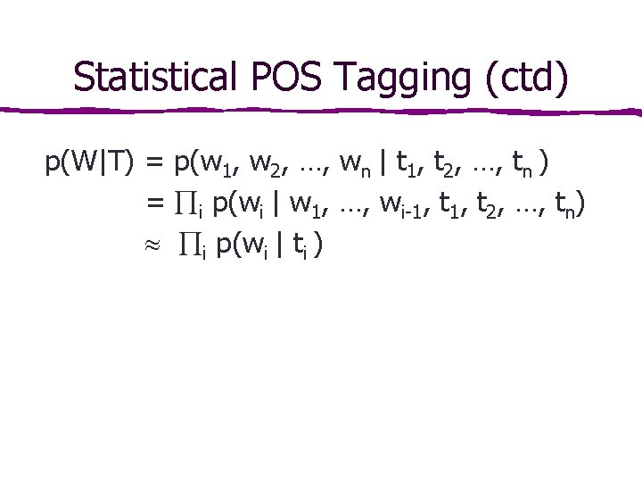 Introduction to Syntax with PartofSpeech Tagging Owen Rambow