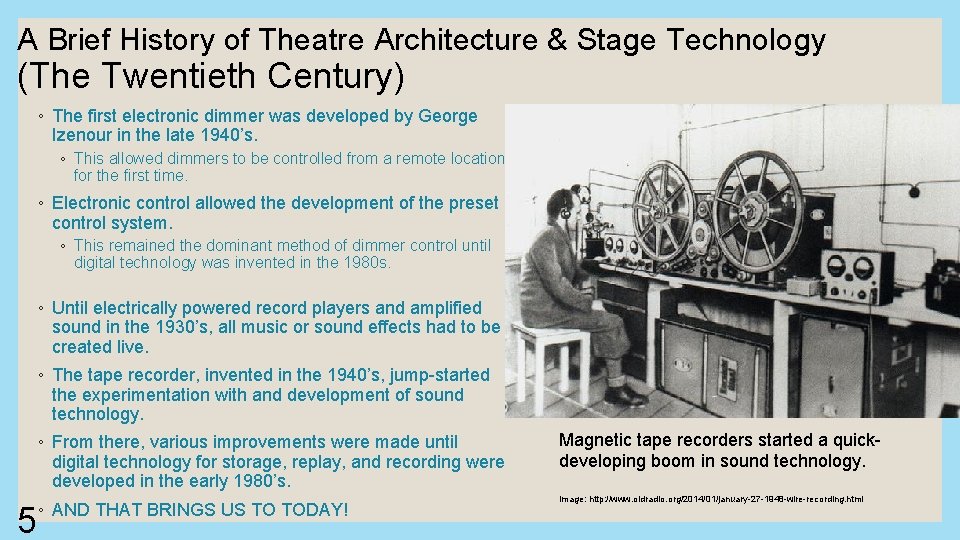 A Brief History of Theatre Architecture Stage Technology