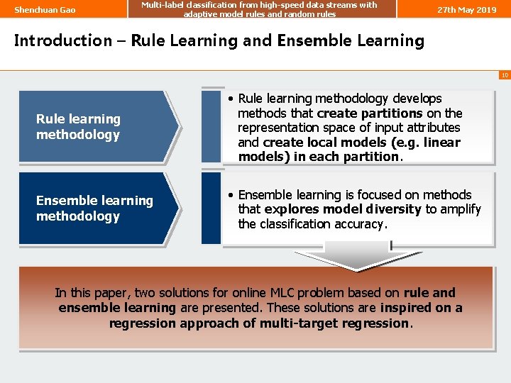 Multilabel classification from highspeed data streams with adaptive