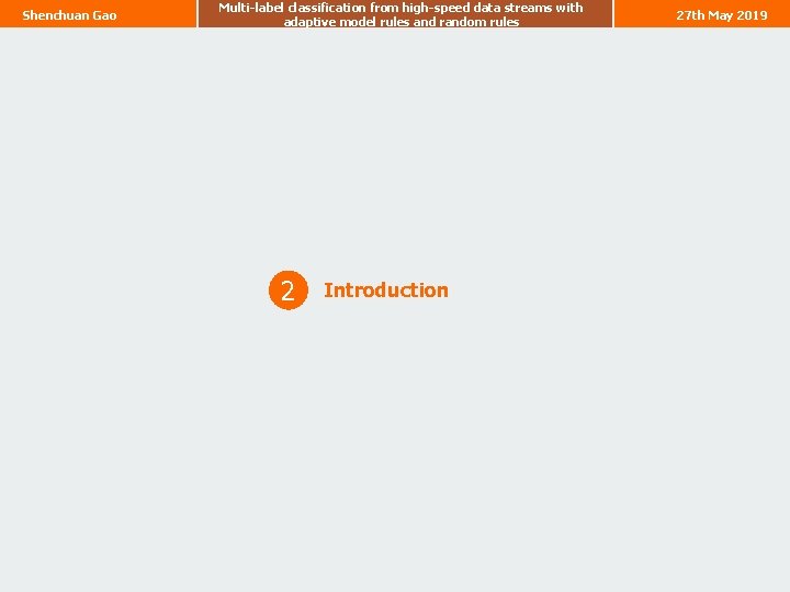Multilabel classification from highspeed data streams with adaptive
