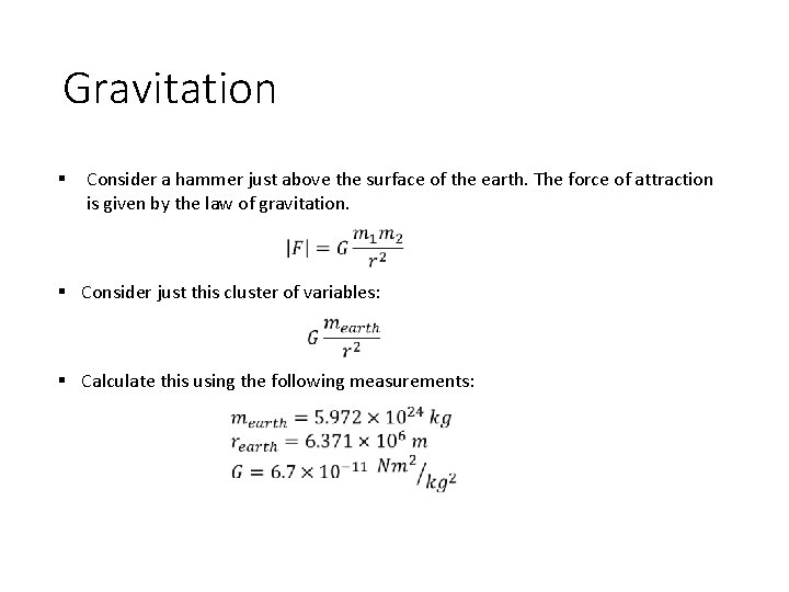 Universal Law of Gravitation and Orbits AP Physics