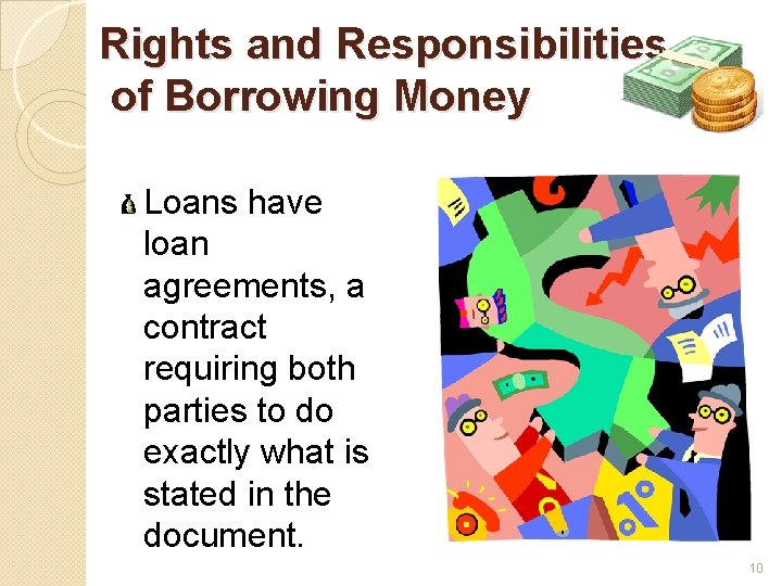 Standard 7 1 Borrowing Money Remember the Interest