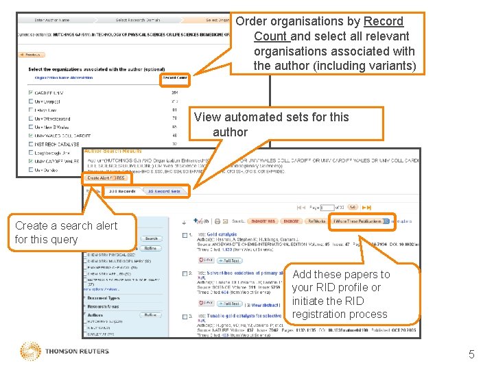 Web of Knowledge New Features Update Web of