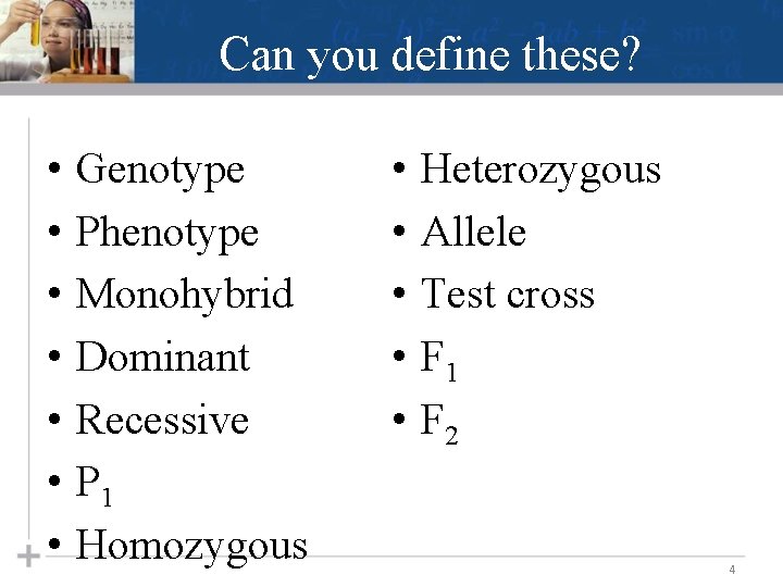 Genetics Part I Mendel and the Gene Colorblindness