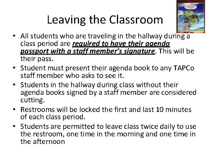 TAPCo Disciplinary Code and Rules Learning Objectives SWBAT