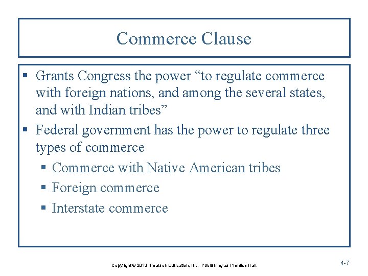Chapter 4 Constitutional Law for Business and ECommerce