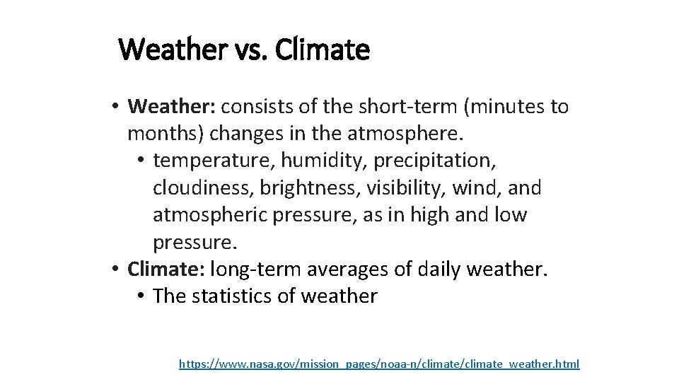Weather and Climate Jim Keller Paul Belanger Classroom