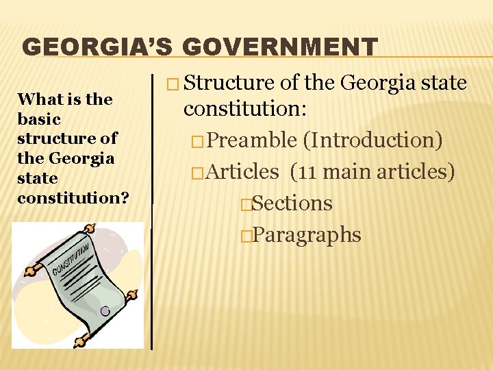 SETTING THE FOUNDATION BUILDING GEORGIAS GOVERNMENT FROM THE