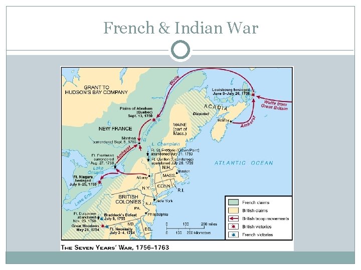 British Empire 1750 1763 French and Indian War