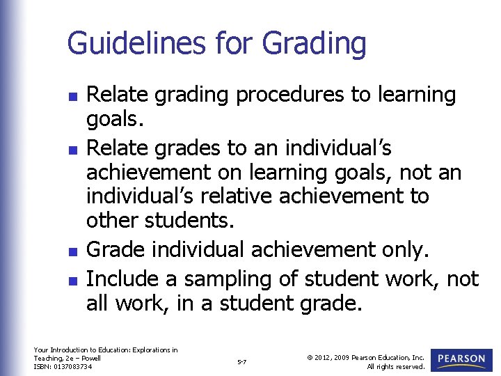 Chapter 5 Assessment and Accountability Your Introduction to