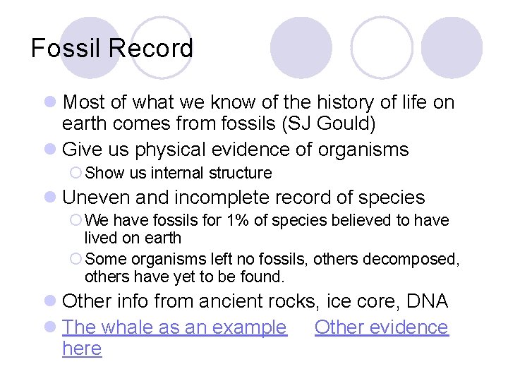 Evolution and Biodiversity Miller Chapter 5 Powerpoint Adapted
